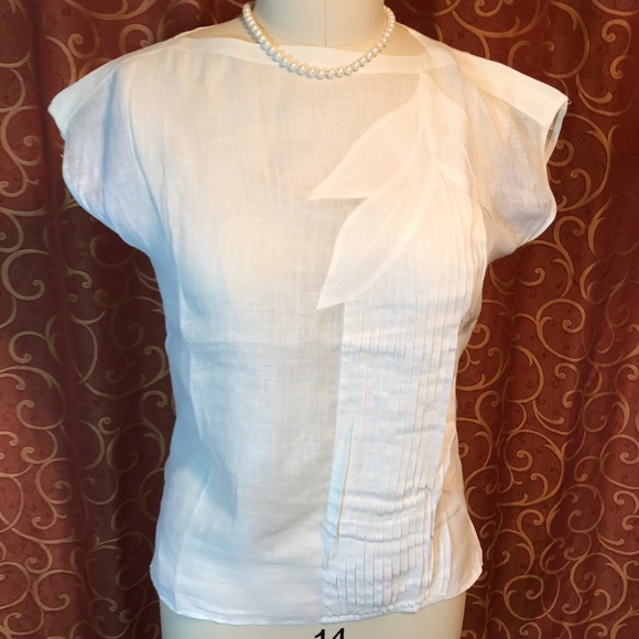 Basile | Tops | 4 Vintage 98 Lisas Fine Linen Blouse Group | Poshmark